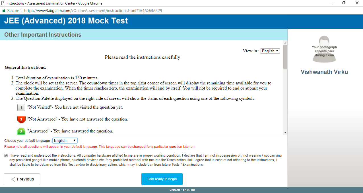 JEE Advanced Mock Test 2 Released | myPAT Blog
